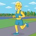 Runner Gift - Custom Cartoon Portrait/ Running Gifts / Marathon Runner ...
