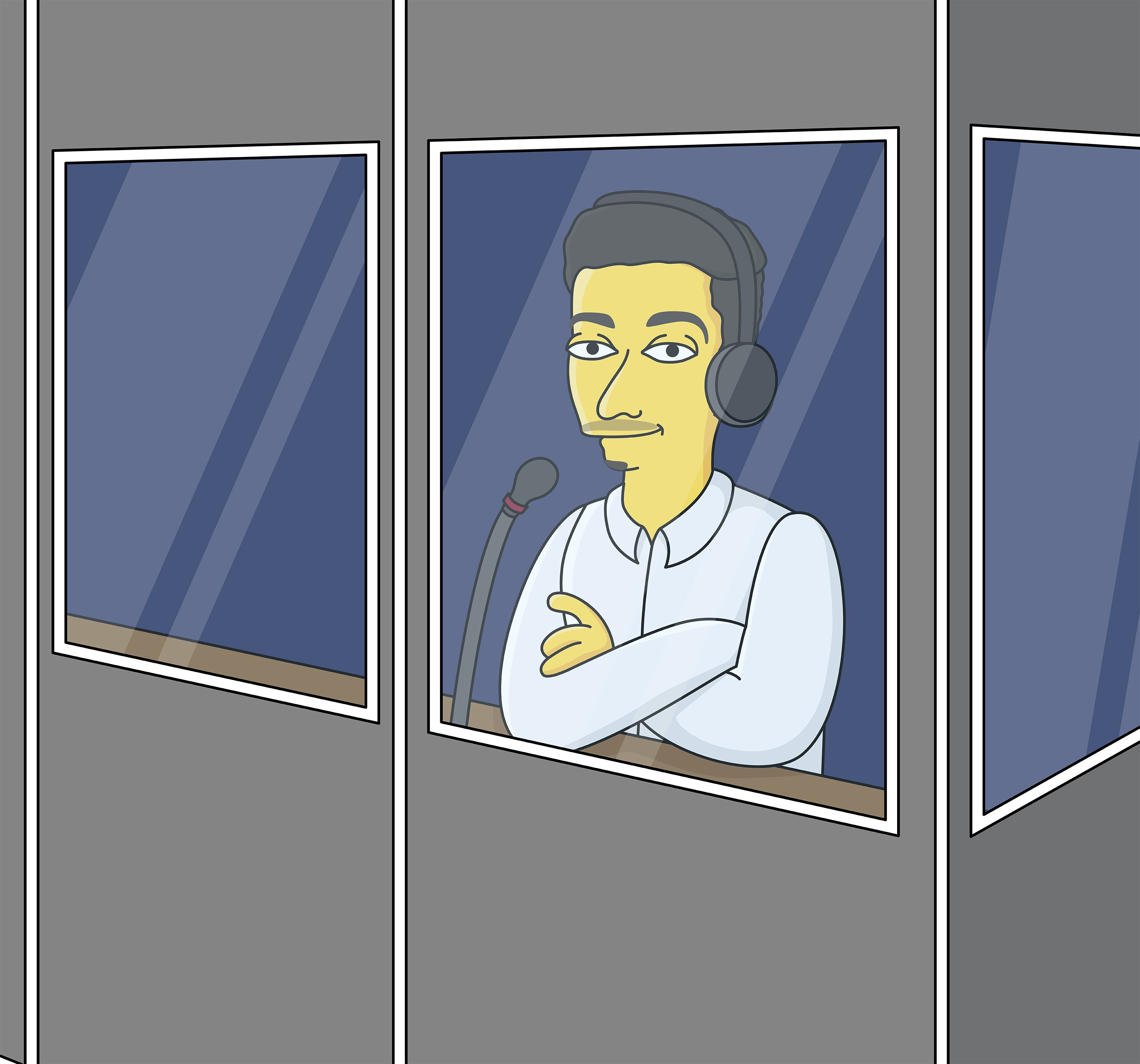 Interpreter Gift Custom Portrait as Yellow Cartoon Character | Etsy