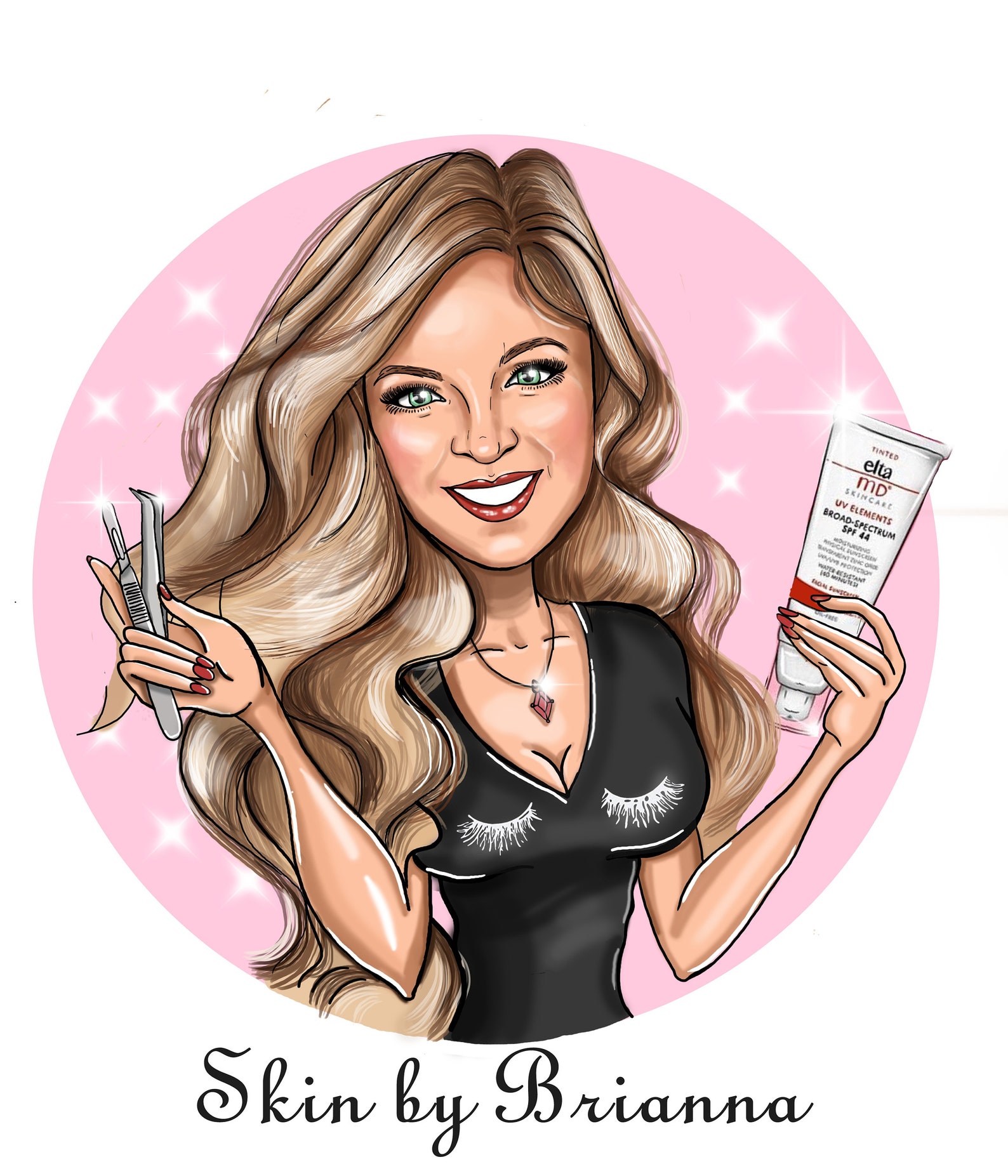 Skin Care Studio Logo - Custom Cartoon Logo for Your Business / Skin ...