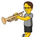 Marimba Player Gift Portrait as Cartoon Character / Marimba Art ...