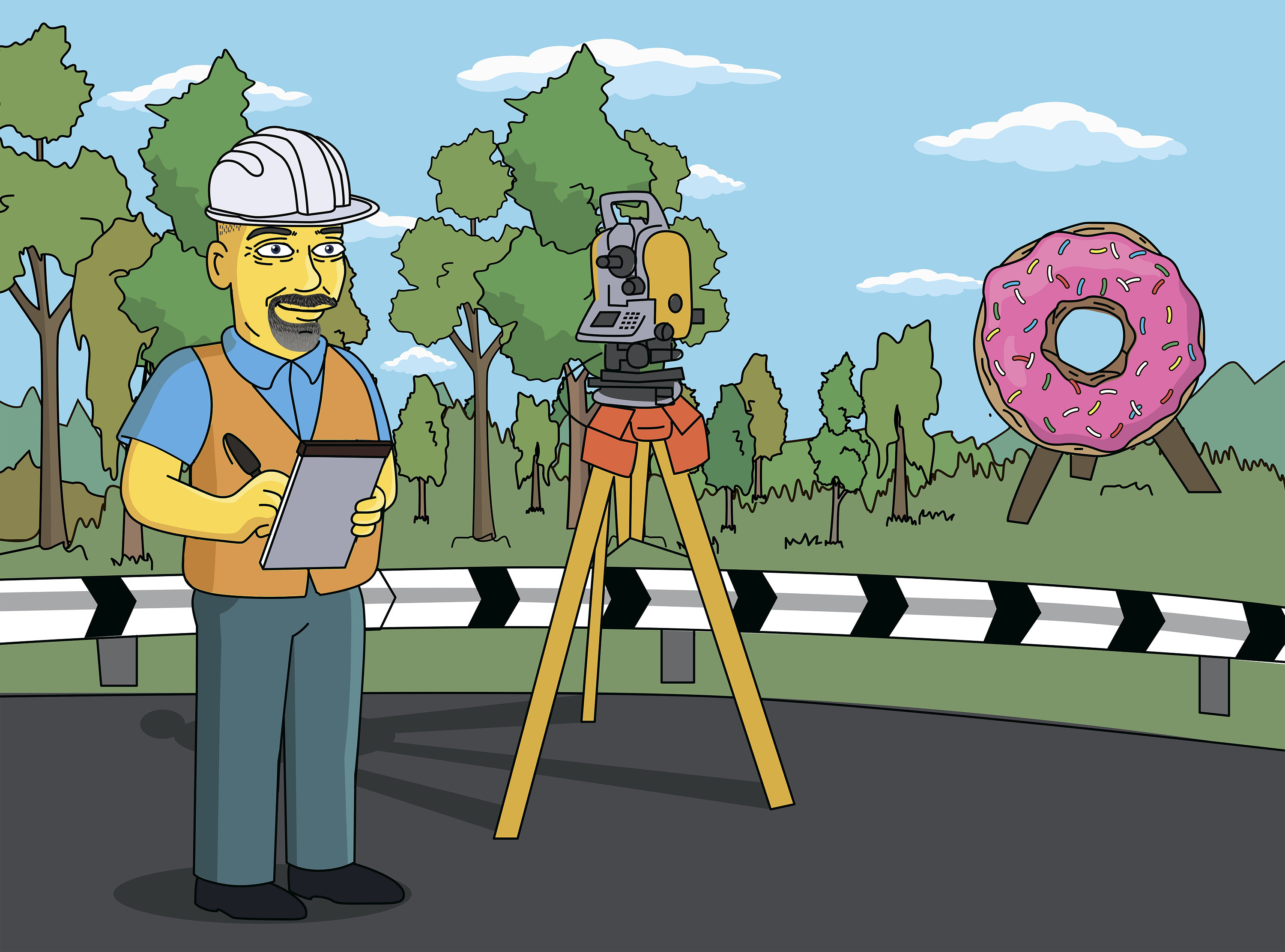 Surveyor Cartoon