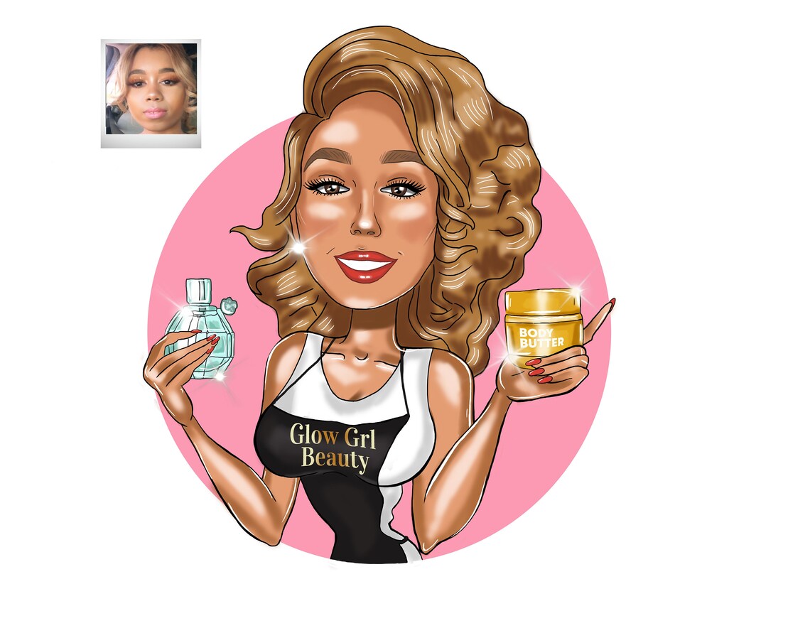 Perfume Shop Logo Custom Cartoon for Your Business Logo / - Etsy
