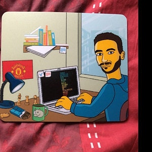 Computer Geek Gift Custom Portrait as Cartoon Character / - Etsy Canada