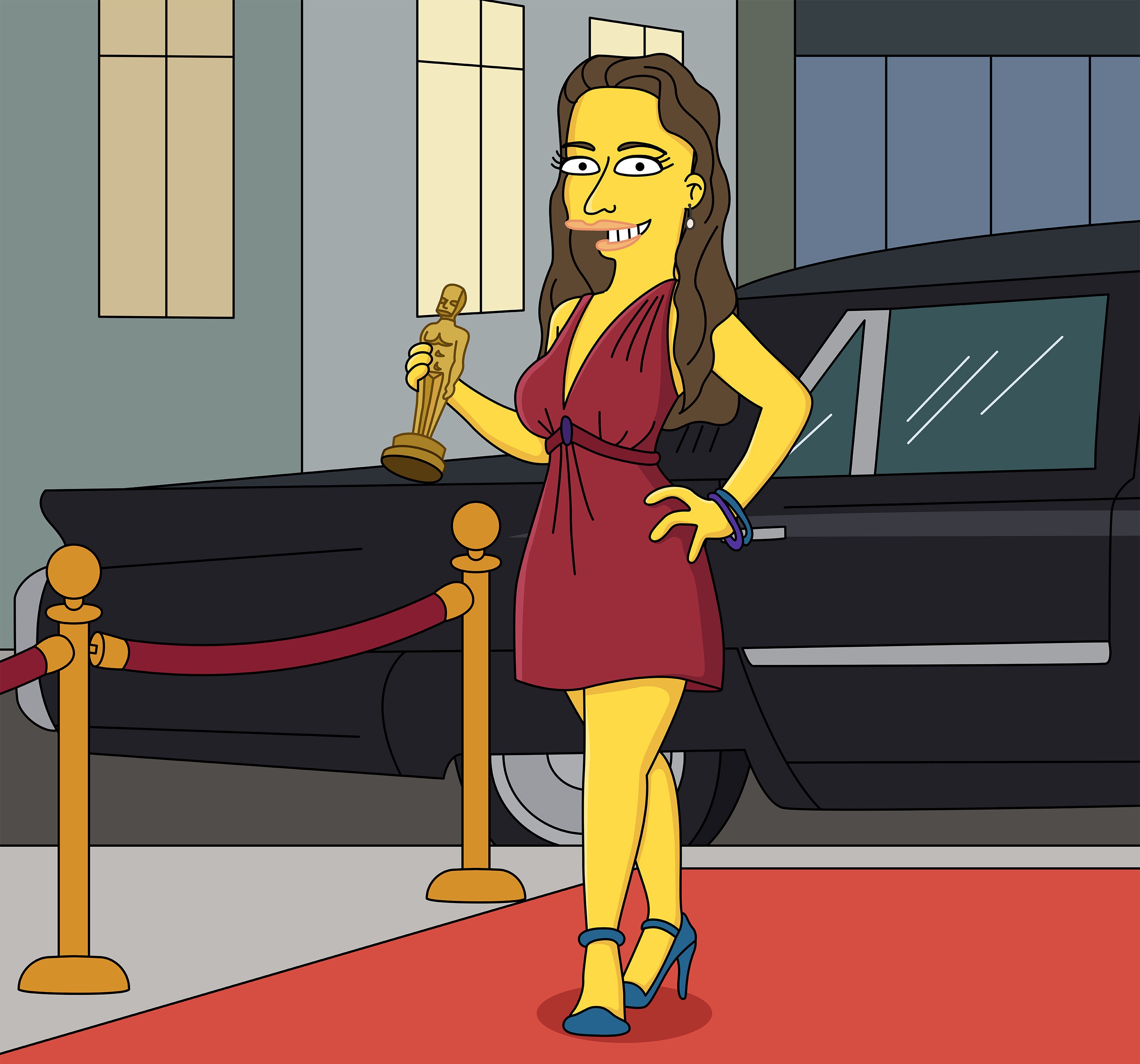 Actress Gift Custom Portrait from Photo as Yellow Character | Etsy