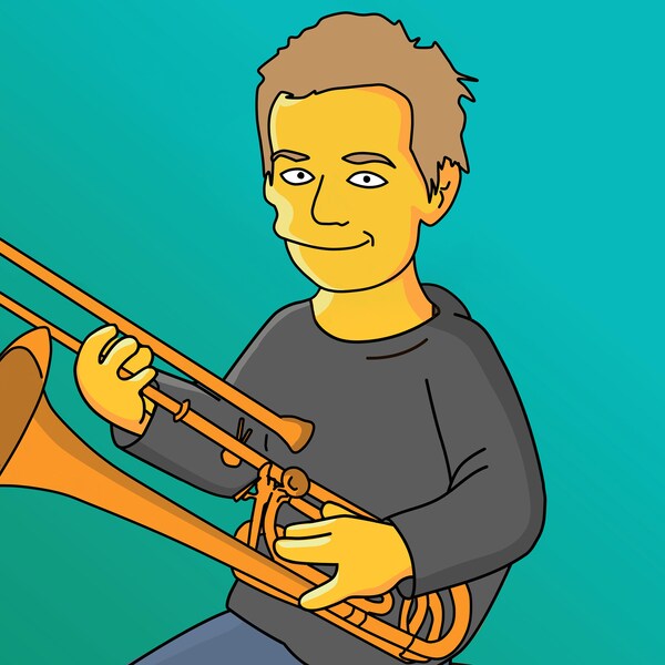 Trombone Player - Etsy