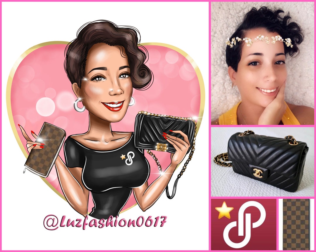 Purse and Handbag Designer Logo - Custom Portrait for Your Business ...