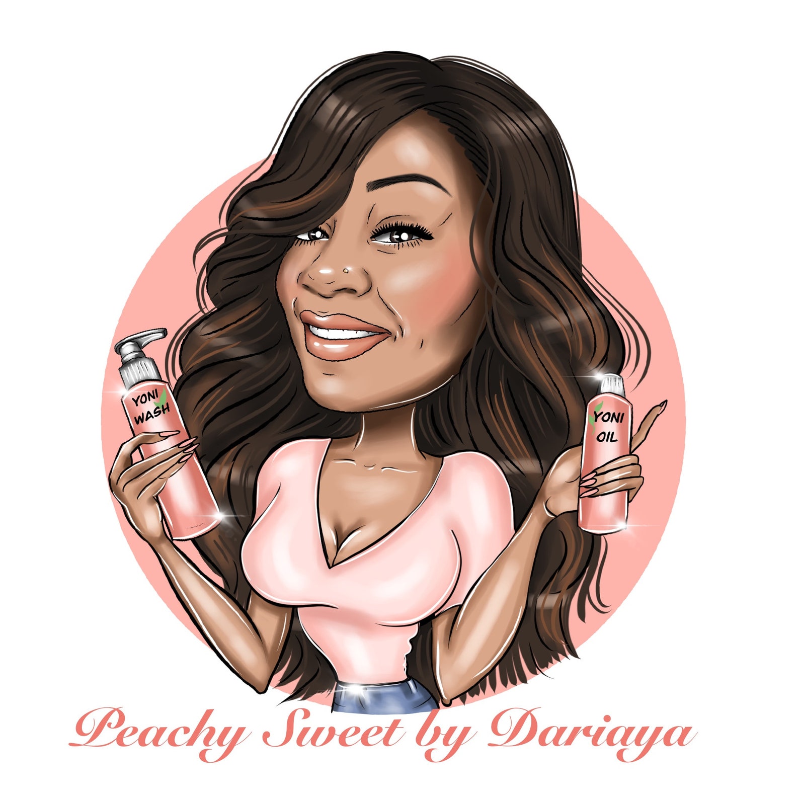 Skincare Logo Custom Cartoon Logo for Your Business / Skin - Etsy