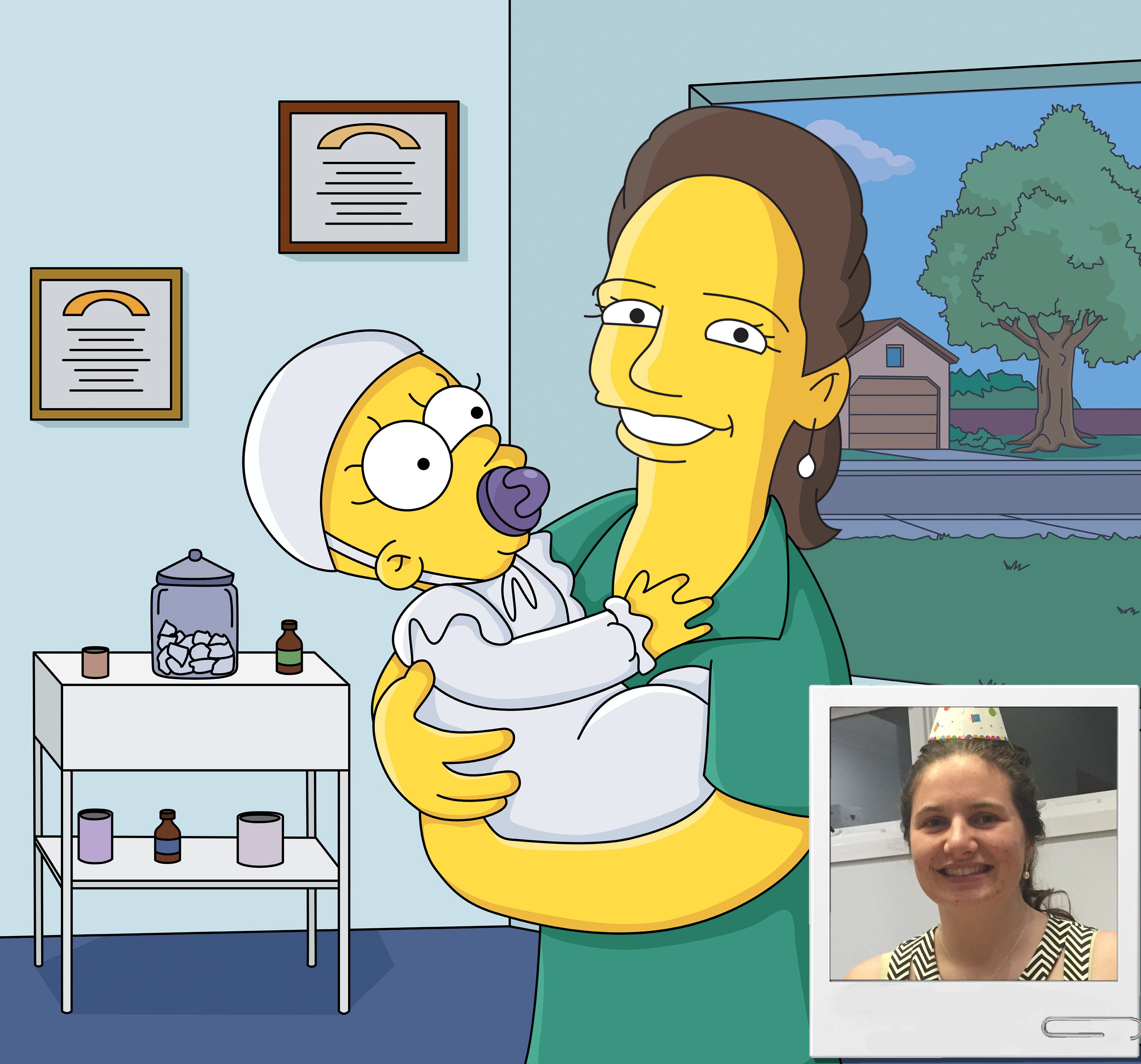 Labor and Delivery Nurse Gift - Custom Cartoon Portrait / NICU Nurse ...