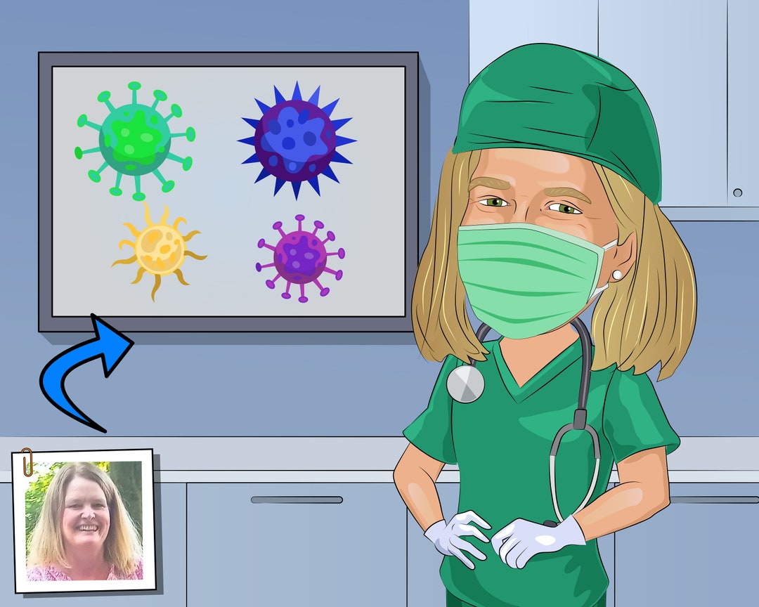 Infection Control Nurse Gift, Infectious Disease Art, Infection Control ...