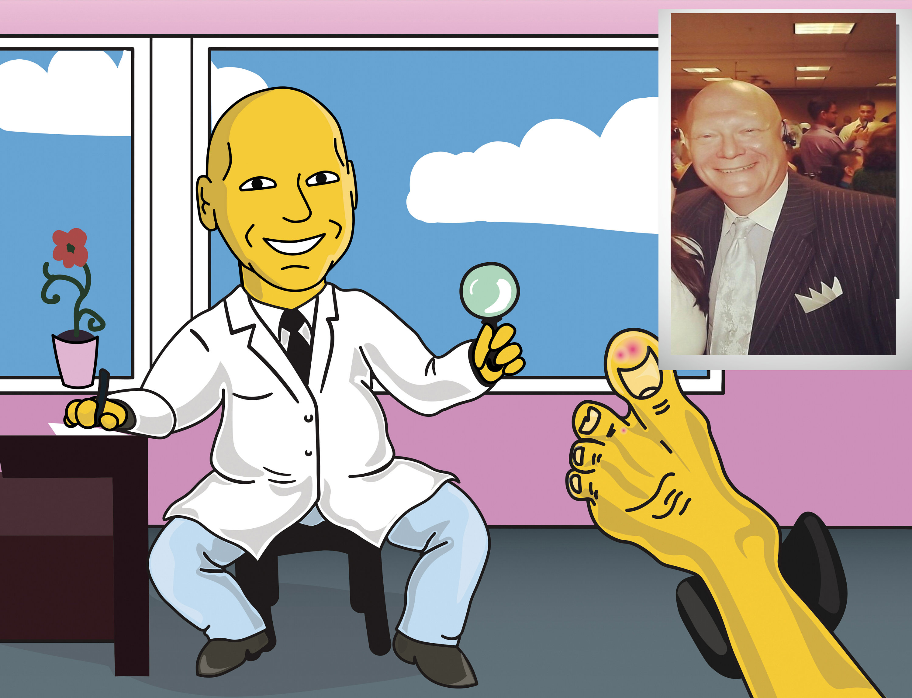 Dermatologist Gift - Custom Portrait as Cartoon Character / Skin Doctor ...
