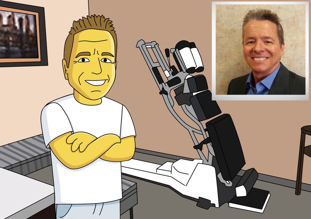 Chiropractor Gift - Custom Portrait as Cartoon Character / Chiropractic ...
