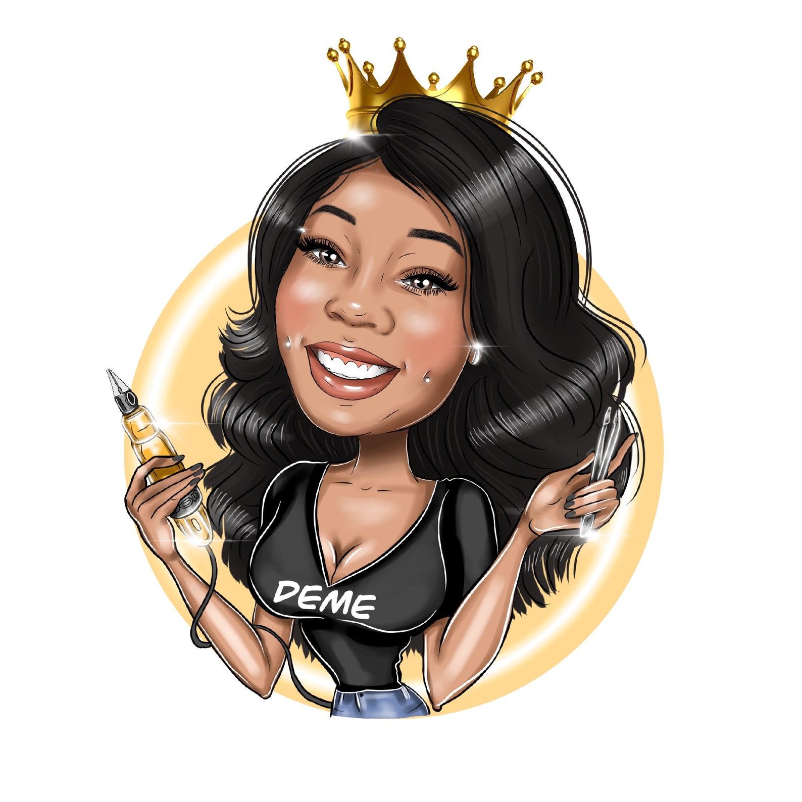 Microblading Logo Design Custom Portrait for Your Business - Etsy