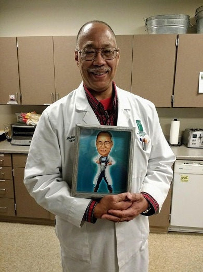 Doctor Superhero Superhero Portrait From Your Photo / Doctor | Etsy