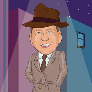 FBI Agent Gift - Custom Caricature From Photo, Secret Agent, Federal ...