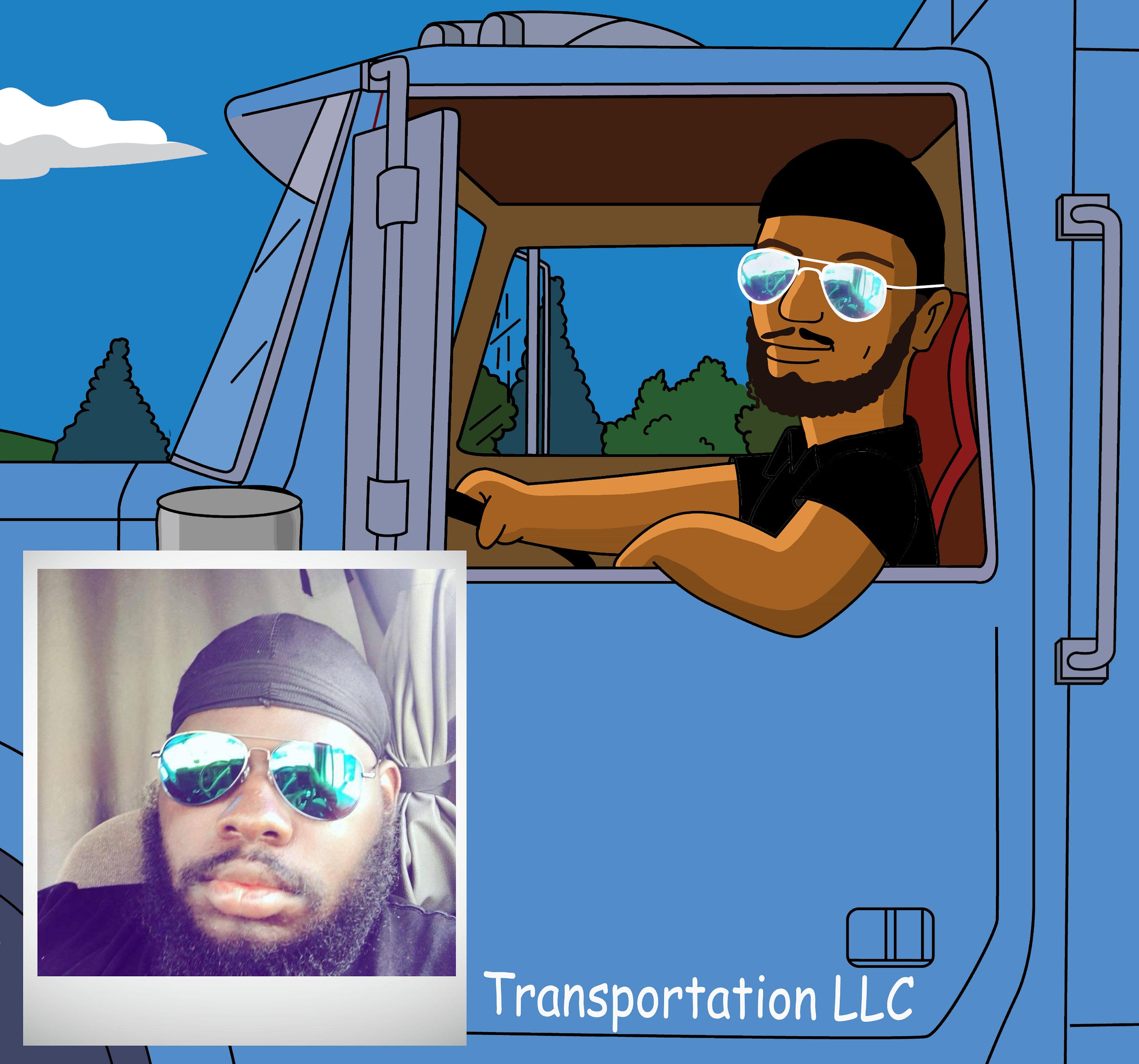 Truck Driver Cartoon