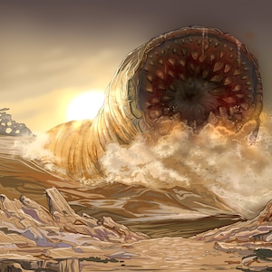 Dune Cartoon Portrait From Your Photo, Arrakis, Sandworm, Paul Atreides ...