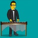 Marimba Player Gift - Portrait as Cartoon Character - Etsy