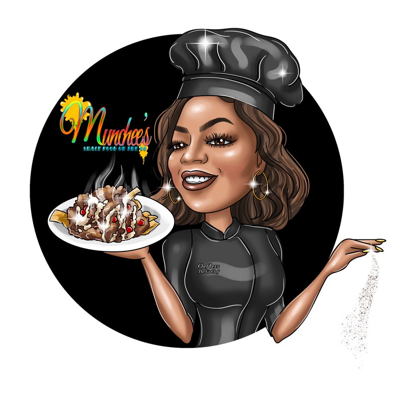 Chef Logo Custom Portrait for Your Business Logo Food Logo | Etsy