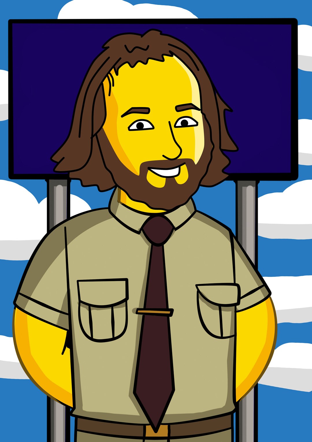 Park Ranger Gift - Custom Portrait From Photo / Forest Ranger Gift - Etsy