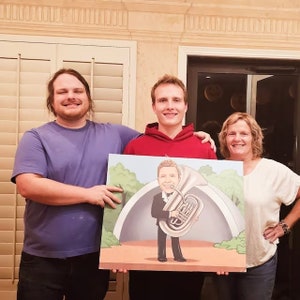 Tabla Player Gift - Custom Caricature Portrait - Etsy