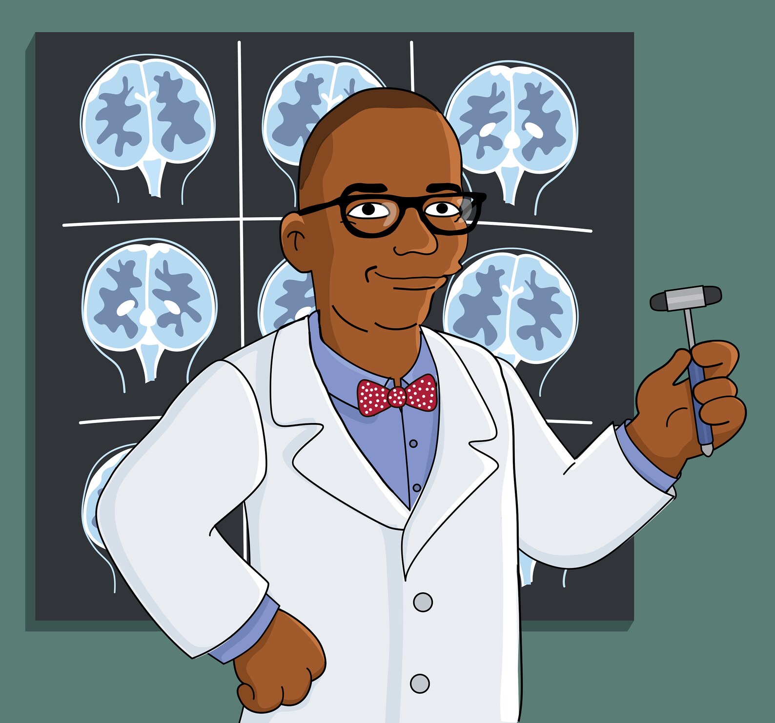 Neurologist Gift - Custom Portrait as Cartoon Character / Neurologist ...
