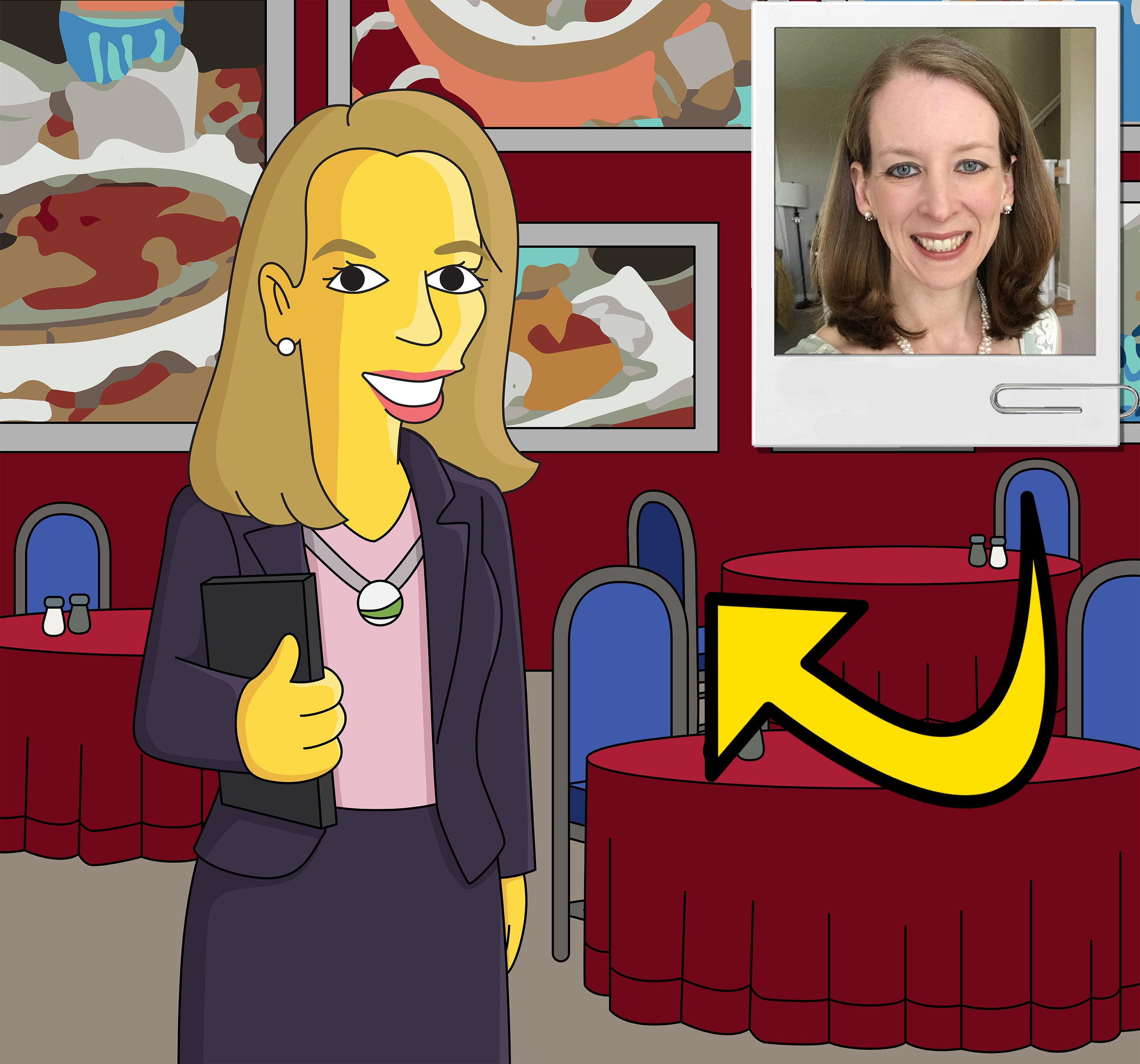 Cartoon Restaurant Manager