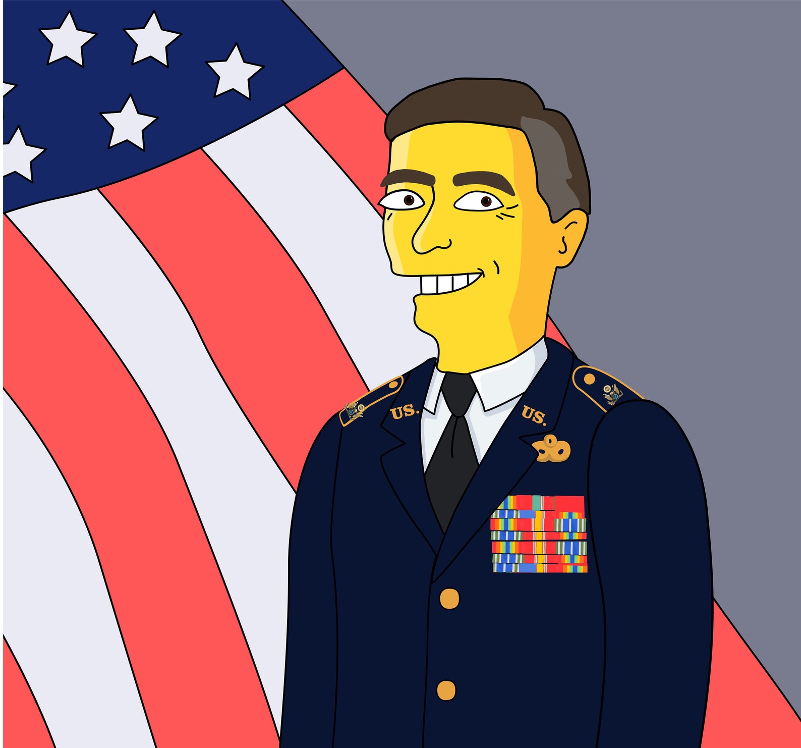 Airman Gift Custom Cartoon Portrait From Photo Air Force - Etsy