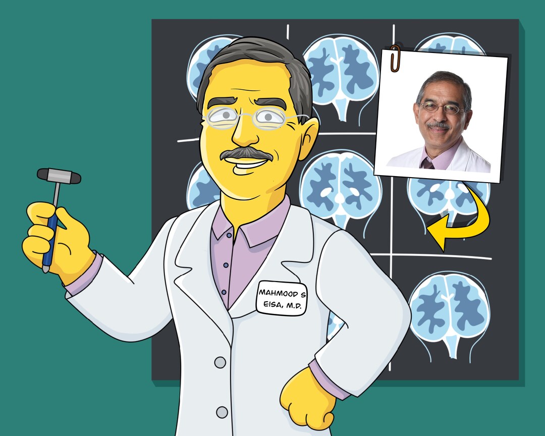 Neurologist Gift - Custom Portrait as Cartoon Character / Neurologist ...
