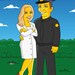 Cop and Nurse Gift - Custom Portrait as Cartoon Characters / Police and ...