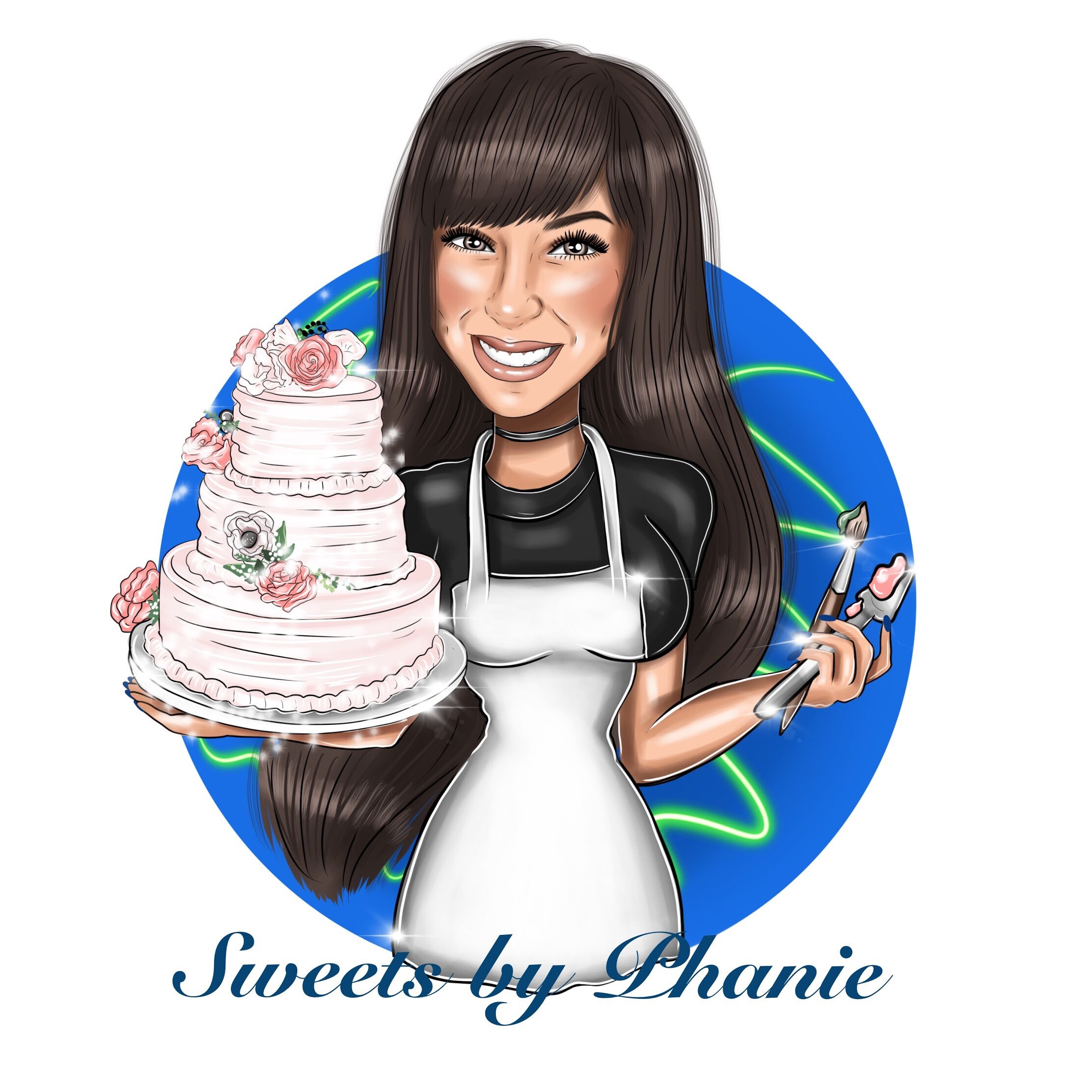 Cake Shop Logo - Custom Portrait for Your Business Logo, Cupcake Logo ...