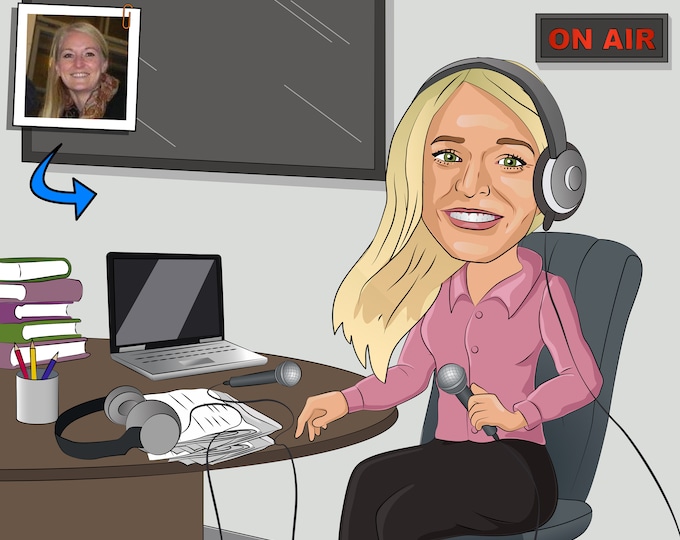 Radio Host Gift Funny Radio Presenter Gift Radio Personality Mug Radio ...