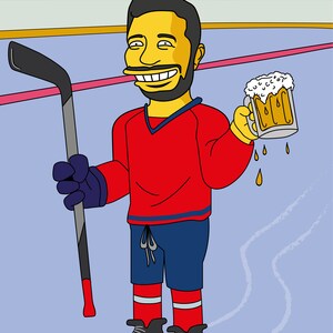 Custom YELLOW Character Portrait From Photo / Custom Cartoon Portrait ...