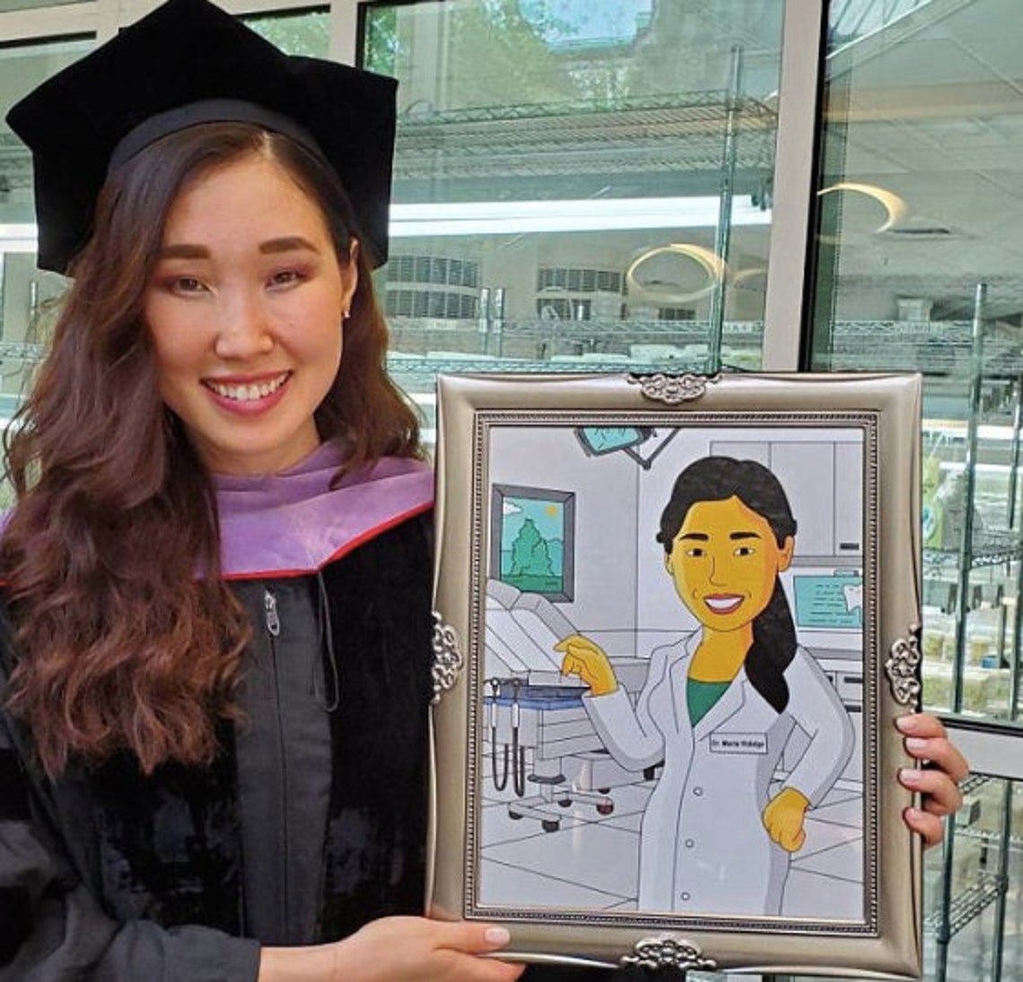 Phd Graduation Gift Custom Cartoon Portrait / Medical School - Etsy Canada