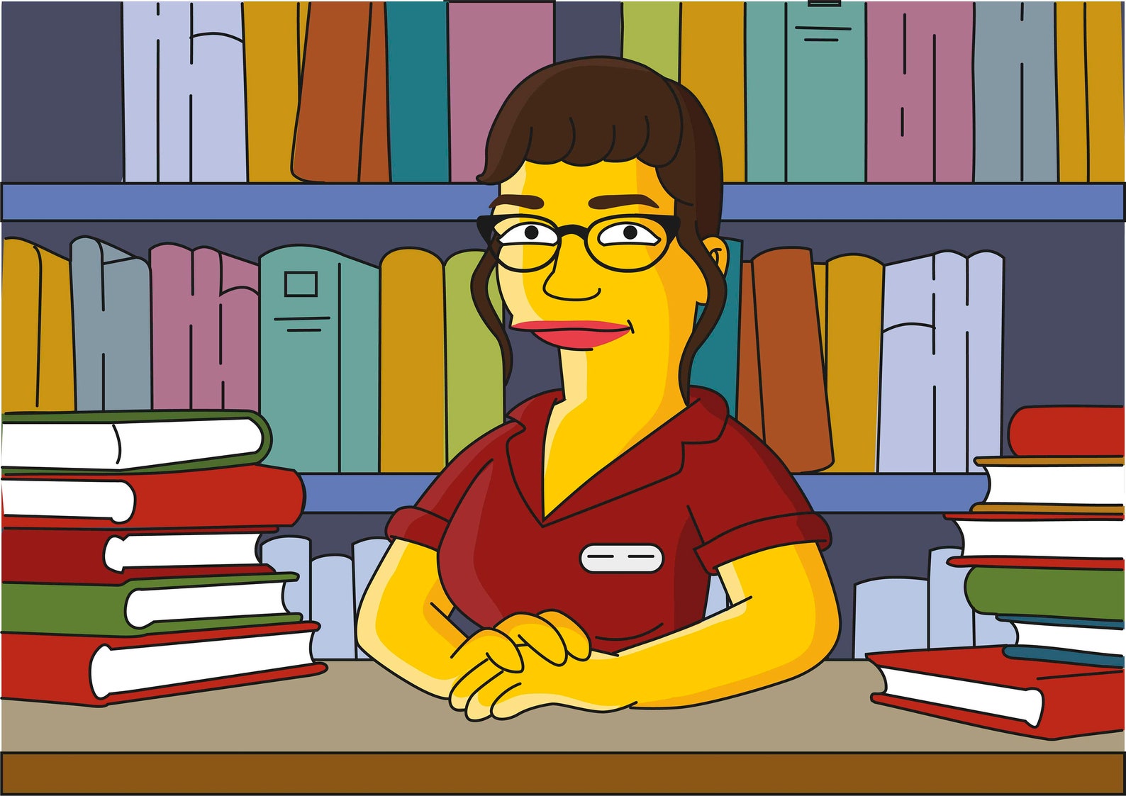 Archivist Gift Custom Portrait as Yellow Cartoon Character - Etsy