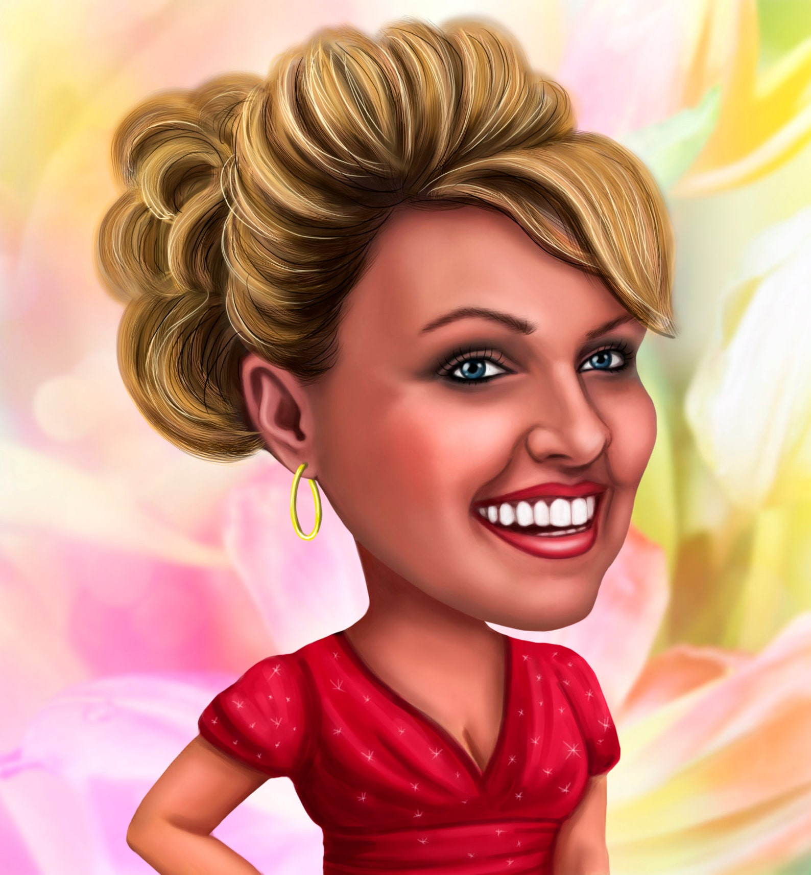 Custom Cartoon Portrait From Your Photo / Personalized Cartoon - Etsy