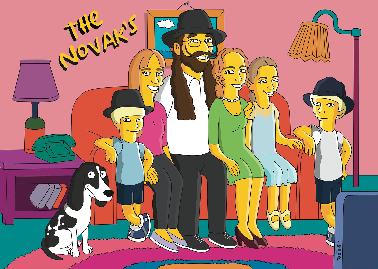 50th Birthday Gift for Women Cartoon Portrait / 50th - Etsy