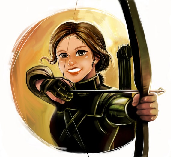 Katniss Everdeen Drawing Chibi
