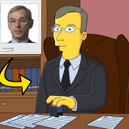 Notary Gift Custom Caricature Portrait From Your Photo - Etsy