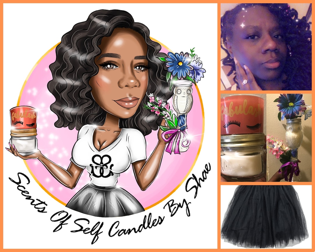 Candle Maker Logo Design - Custom Cartoon Portrait for Your Business ...
