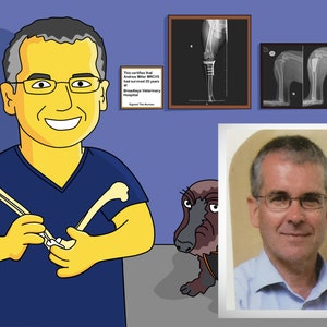 Orthopedic Surgeon Gift - Custom Portrait as Cartoon Character ...