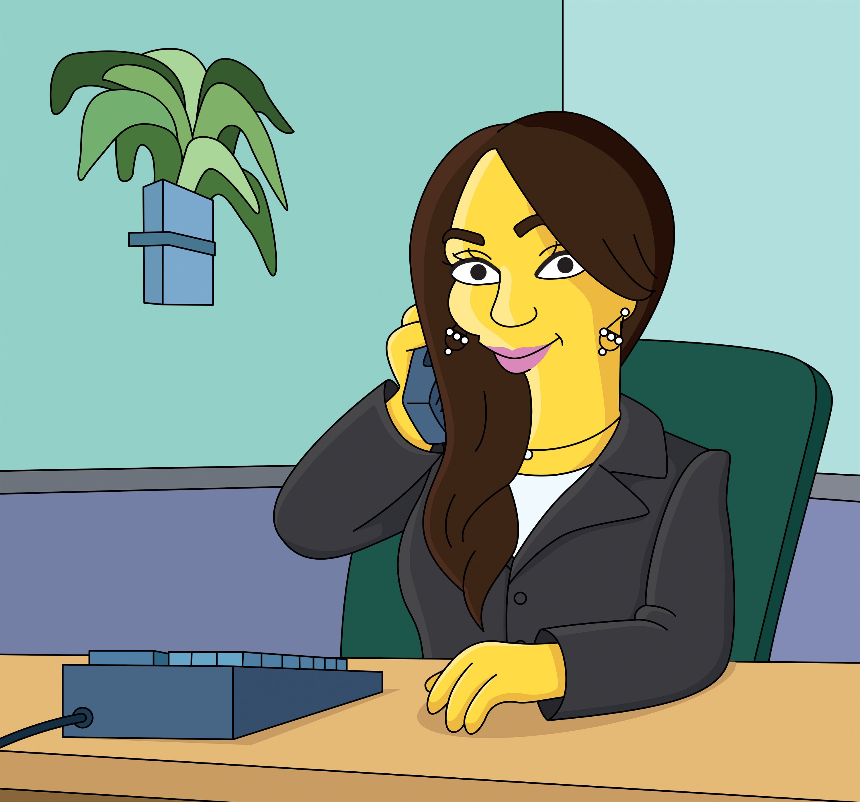 Office Assistant Cartoon