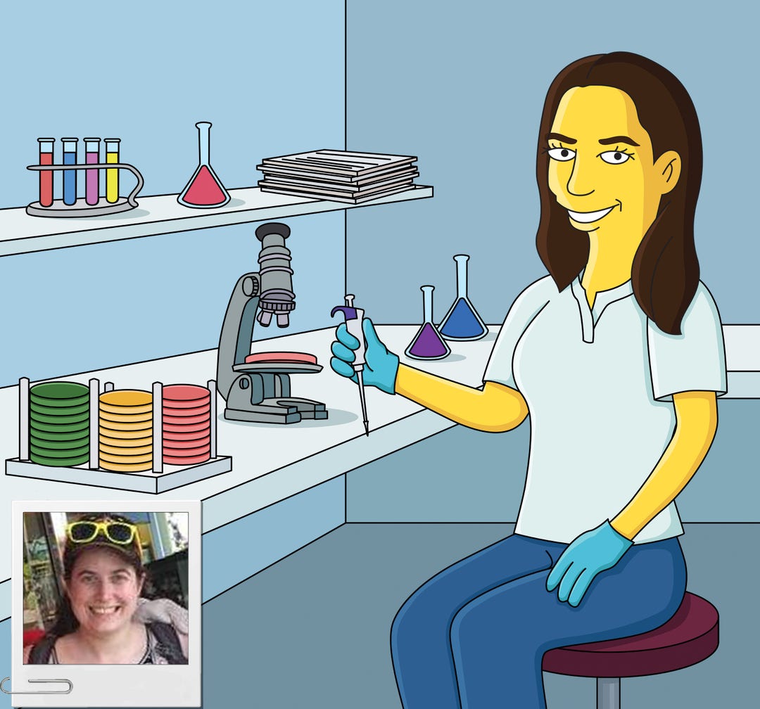 Biochemist Gift Custom Cartoon Portrait / Virologist Gift / - Etsy