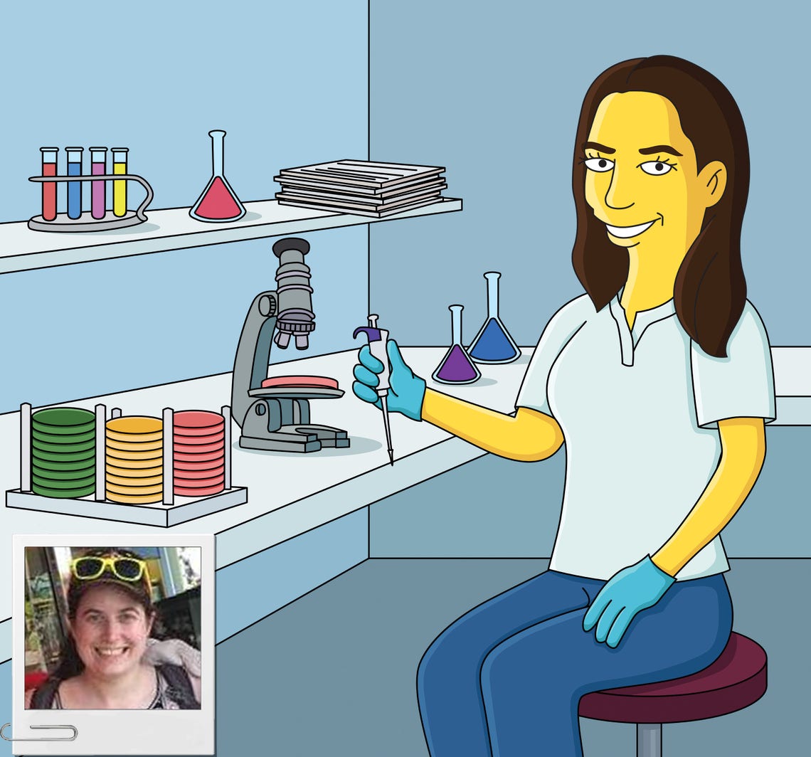 Biochemist Gift Custom Cartoon Portrait / virologist gift / | Etsy