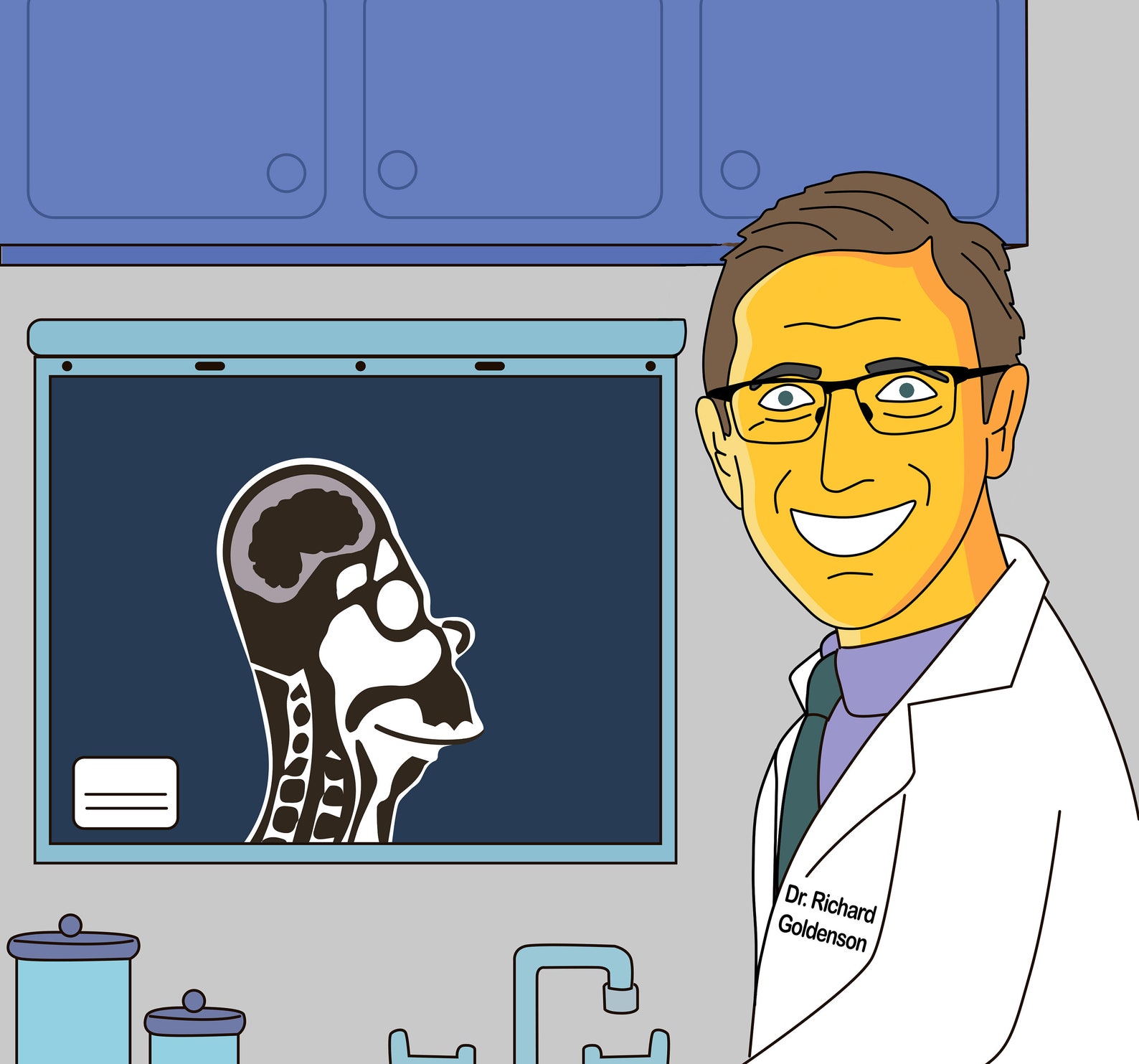 Radiology Technologist Gift Custom Cartoon Portrait / - Etsy