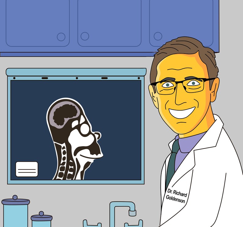 Radiology Technologist Gift Custom Cartoon Portrait / - Etsy