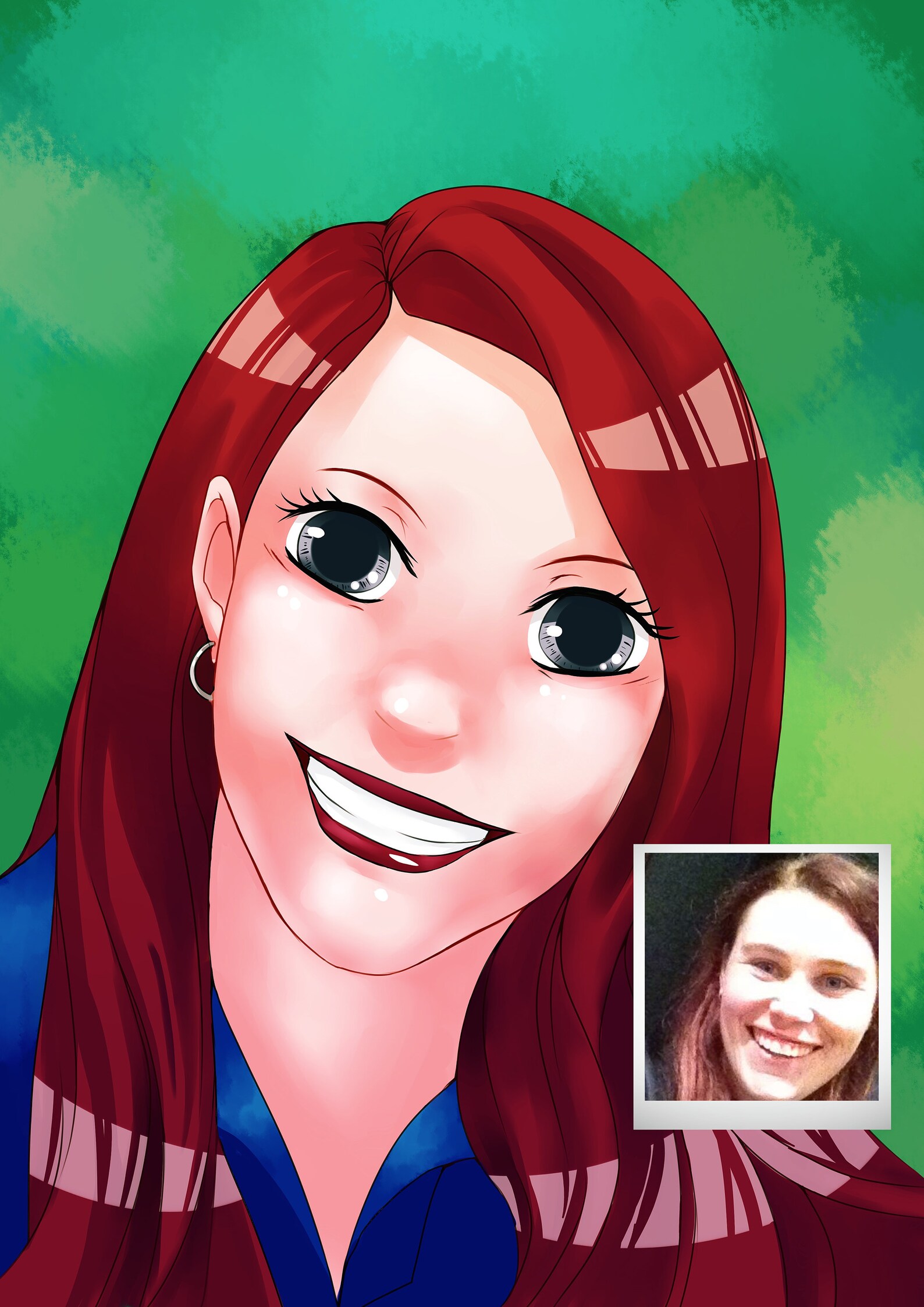 Custom Anime Portrait From Your Photo Anime Commission Anime | Etsy