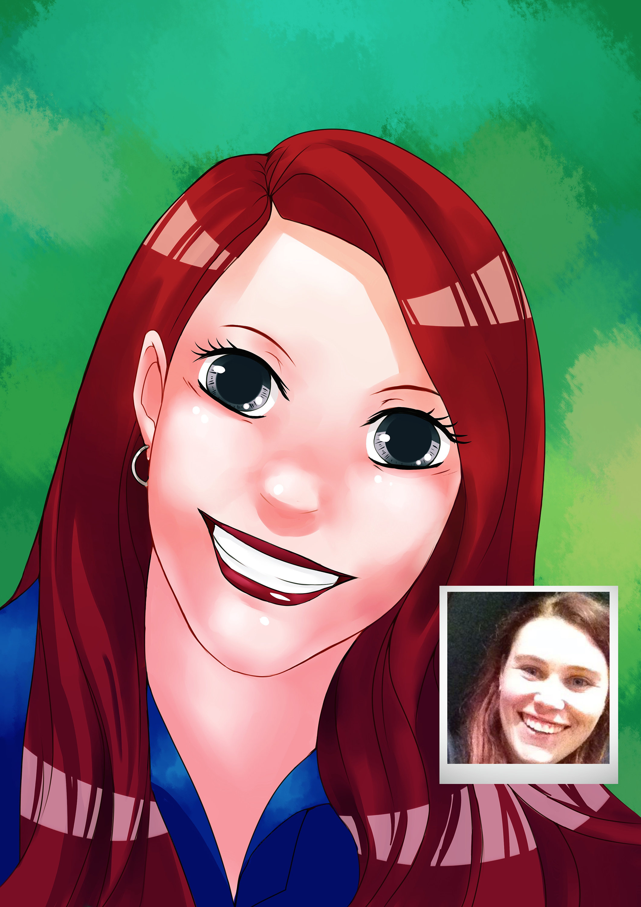 Custom Anime Portrait From Your Photo Anime Commission Anime | Etsy