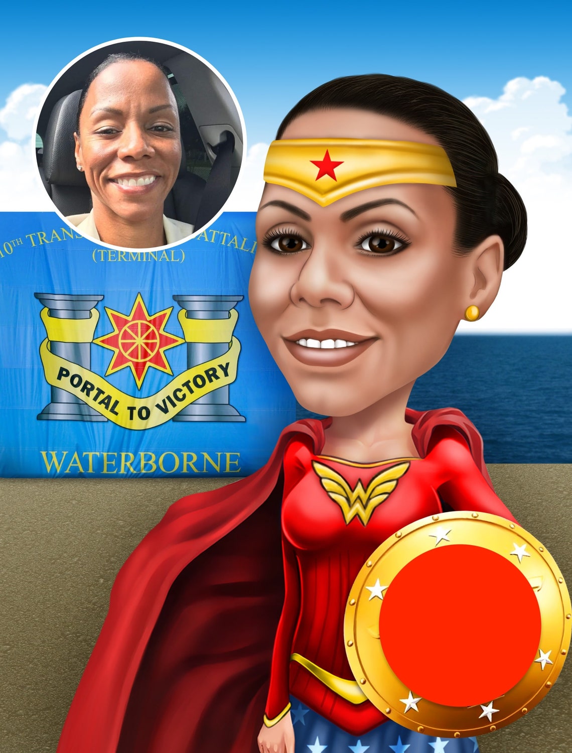 Super Mom Gift Portrait From Your Photo / Super Wife Gift / - Etsy