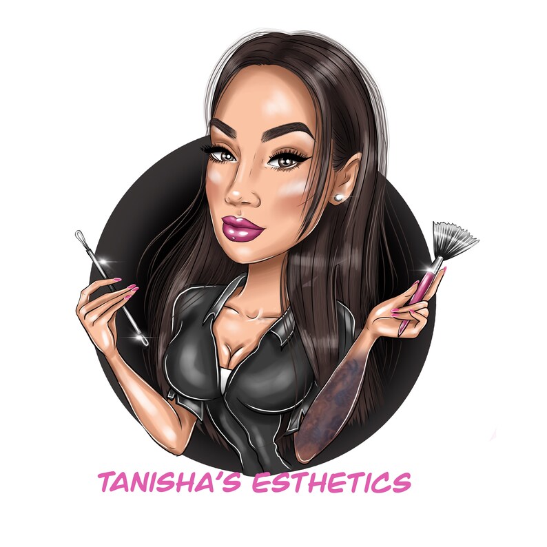 Esthetician Logo - Custom Portrait for Your Business Logo / Esthetics ...