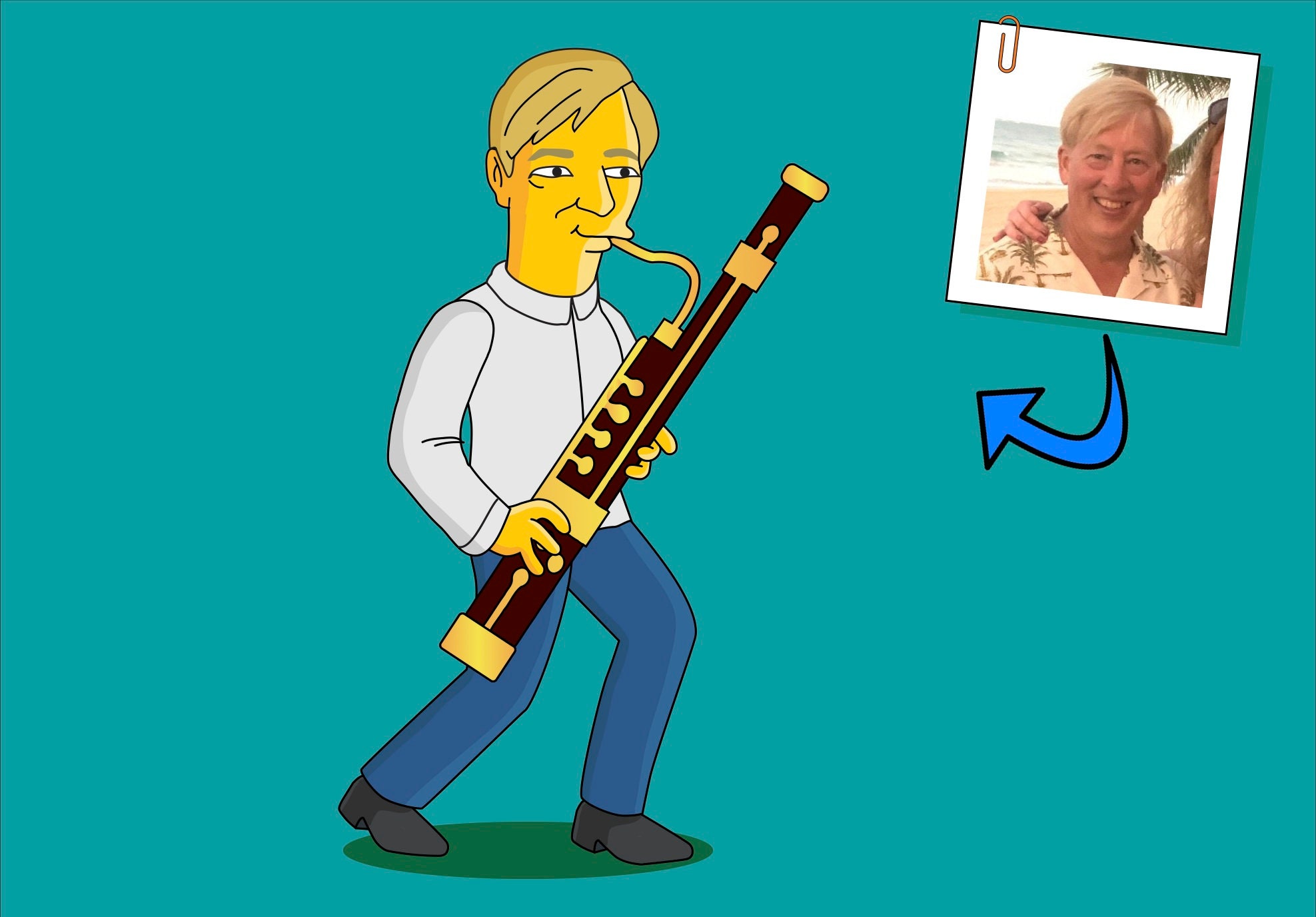 Bassoon Cartoon